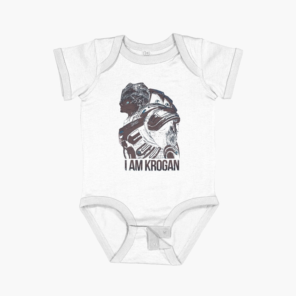 Bella Canvas I Am Krogan Short Sleeve Baby One-Piece Newborn Gender ...