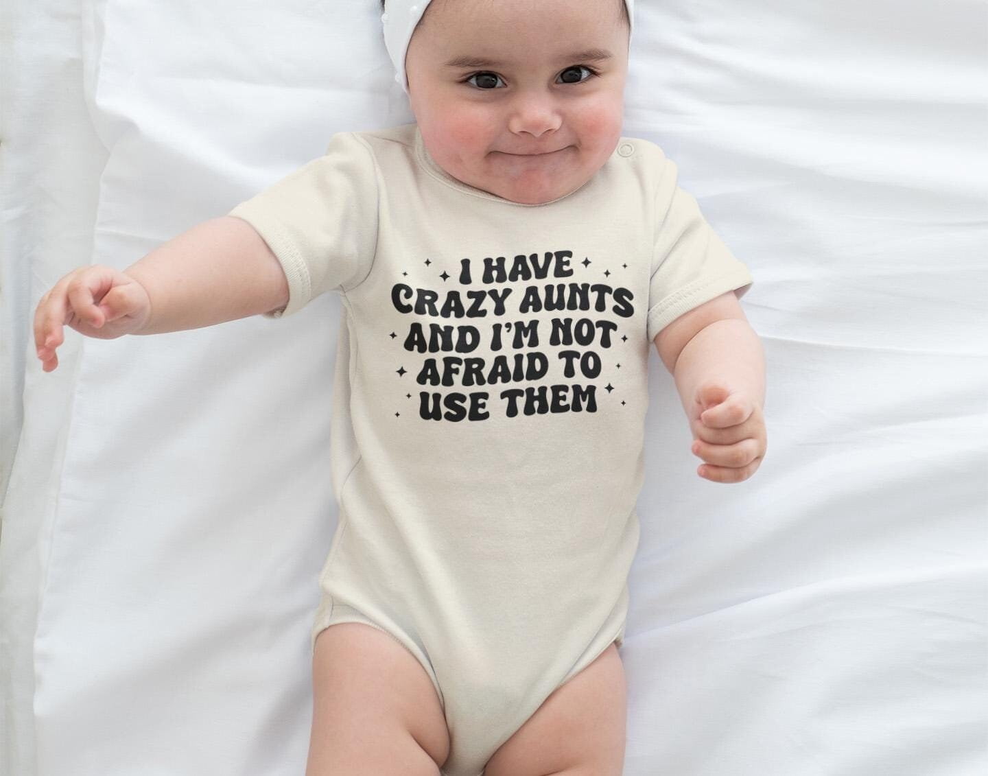 Bella Canvas with I Have Crazy Aunts And I'M Not Afraid To Use Thems Brand, Cute Auntie, Funny ...