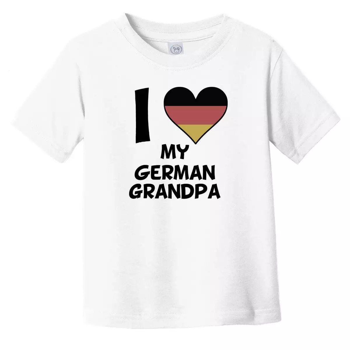 Bella Canvas I Heart My German Grandpa Germany Flag Toddler T-Shirt ...