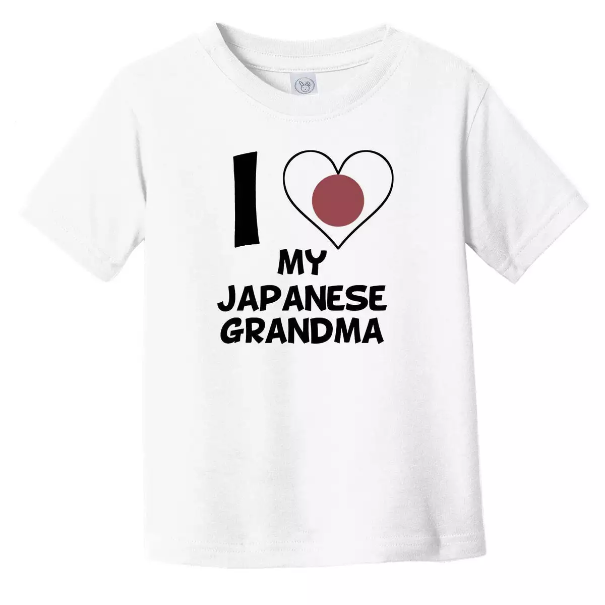 Bella Canvas I Heart My Japanese Grandma Japan Flag Toddler T-Shirt ...