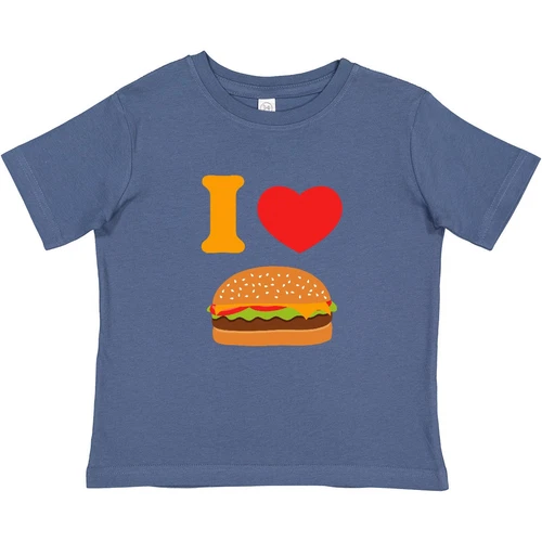 Bella Canvas I Love Cheeseburgers Baby Toddler Shirt Cheeseburger Heart ...