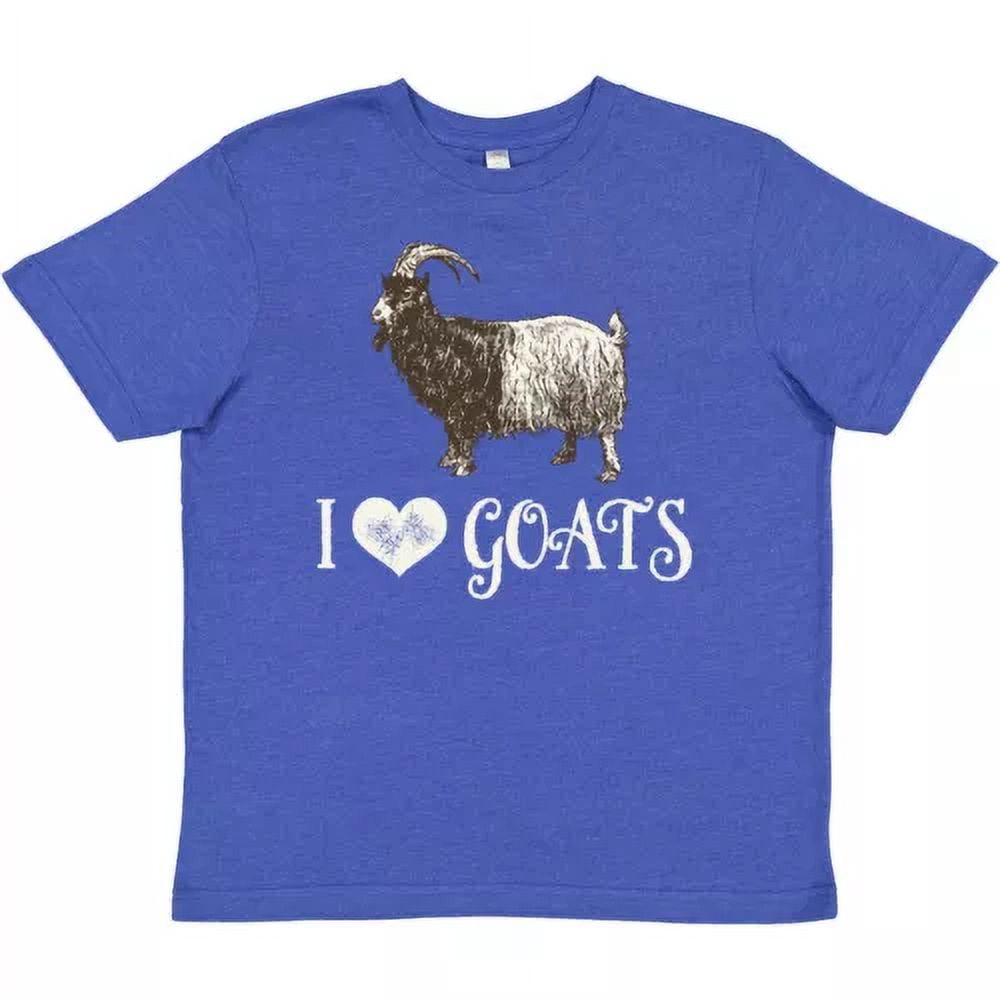 Bella Canvas I Love Goats Toddler T-Shirt Goat Lover Farmer Animals ...