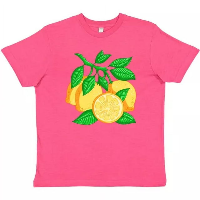Bella Canvas I Love Lemons With Lemon Tree Branch Illustration Fruit ...