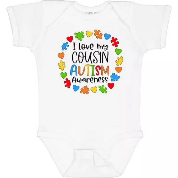 Bella Canvas I Love My Cousin Autism Awareness Baby Cousins Puzzle ...