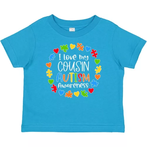 Bella Canvas I Love My Cousin Autism Awareness Baby Toddler Shirt ...