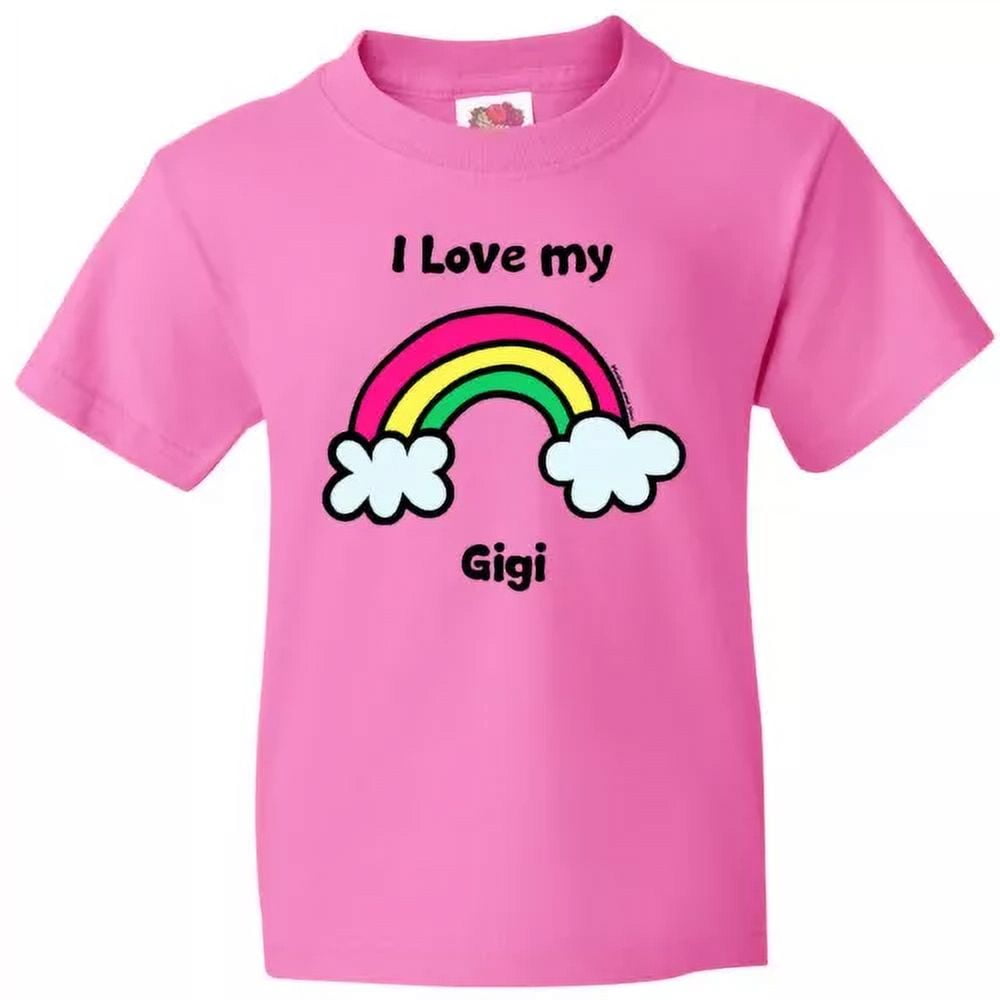 Bella Canvas I Love My Gigi Lucky Rainbow Pot Of Gold Happy Children Toddler Shirt - Walmart.com
