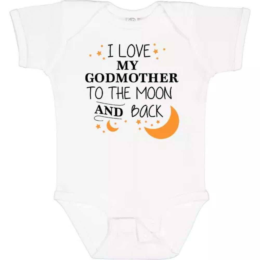 Bella Canvas I Love My Godmother To The Moon And Back Baby Family You Bodysuit - Walmart.com