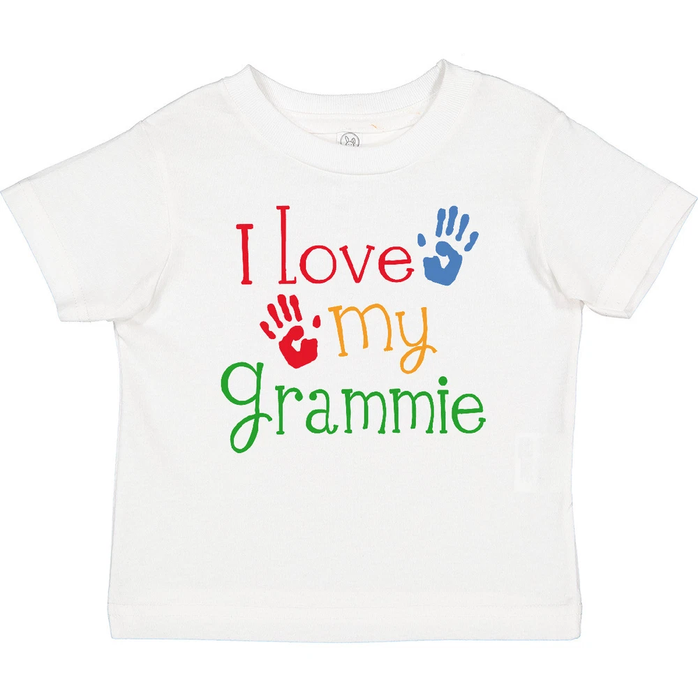 Bella Canvas I Love My Grammie Baby Toddler Shirt Grandma Grandmother Mothers Day Abuela Toddler ...
