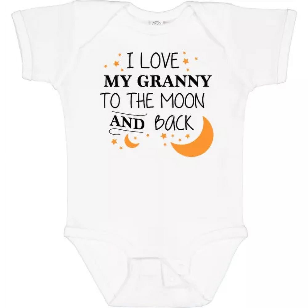 Bella Canvas I Love My Granny To The Moon And Back Baby Family You Grandma Bodysuit - Walmart.com