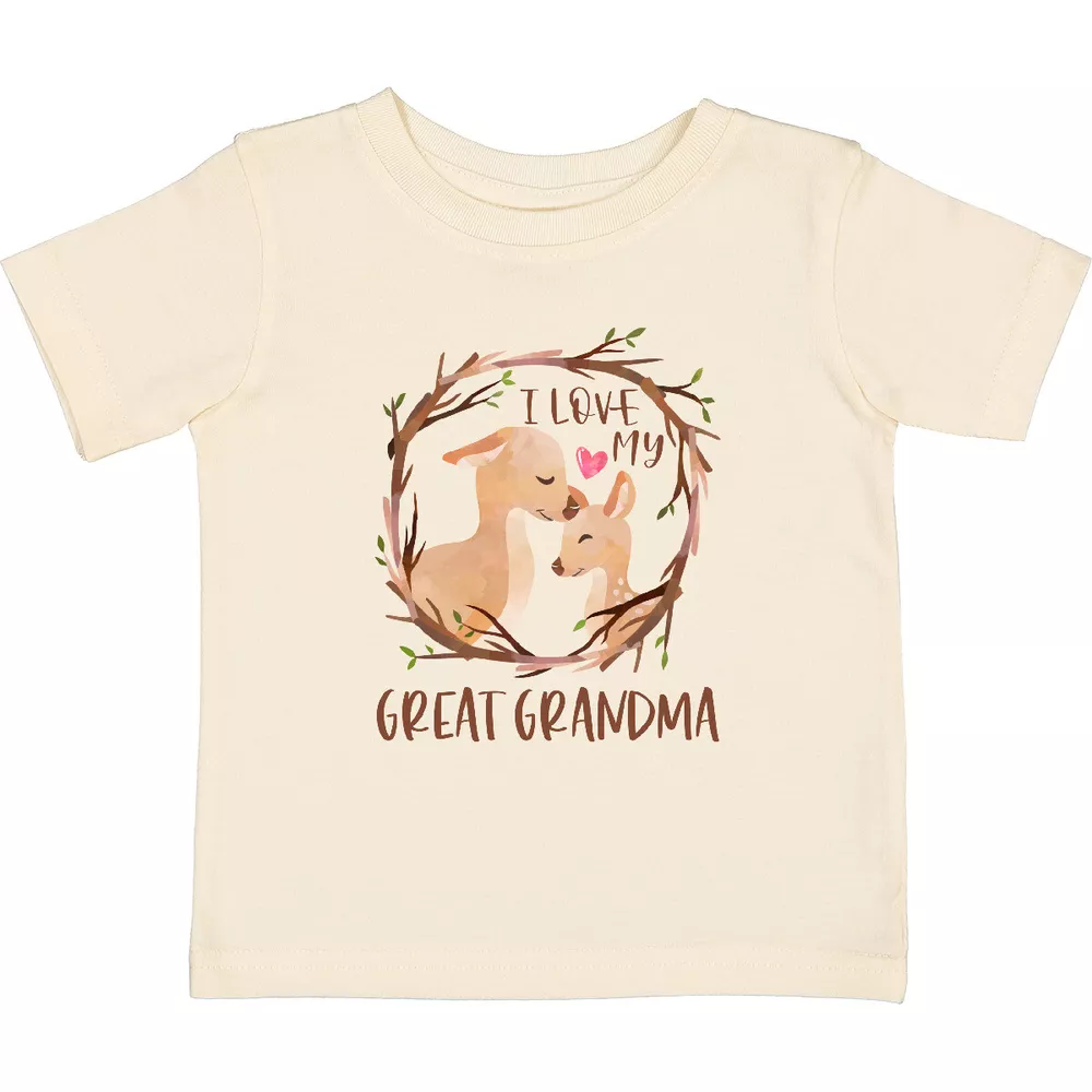 Bella Canvas I Love My Great Grandma Baby Toddler Shirt Grandmother Grandmama New Faun Toddler ...