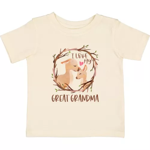 Bella Canvas I Love My Great Grandma Baby Toddler Shirt Grandmother Grandmama New Faun - Walmart.com