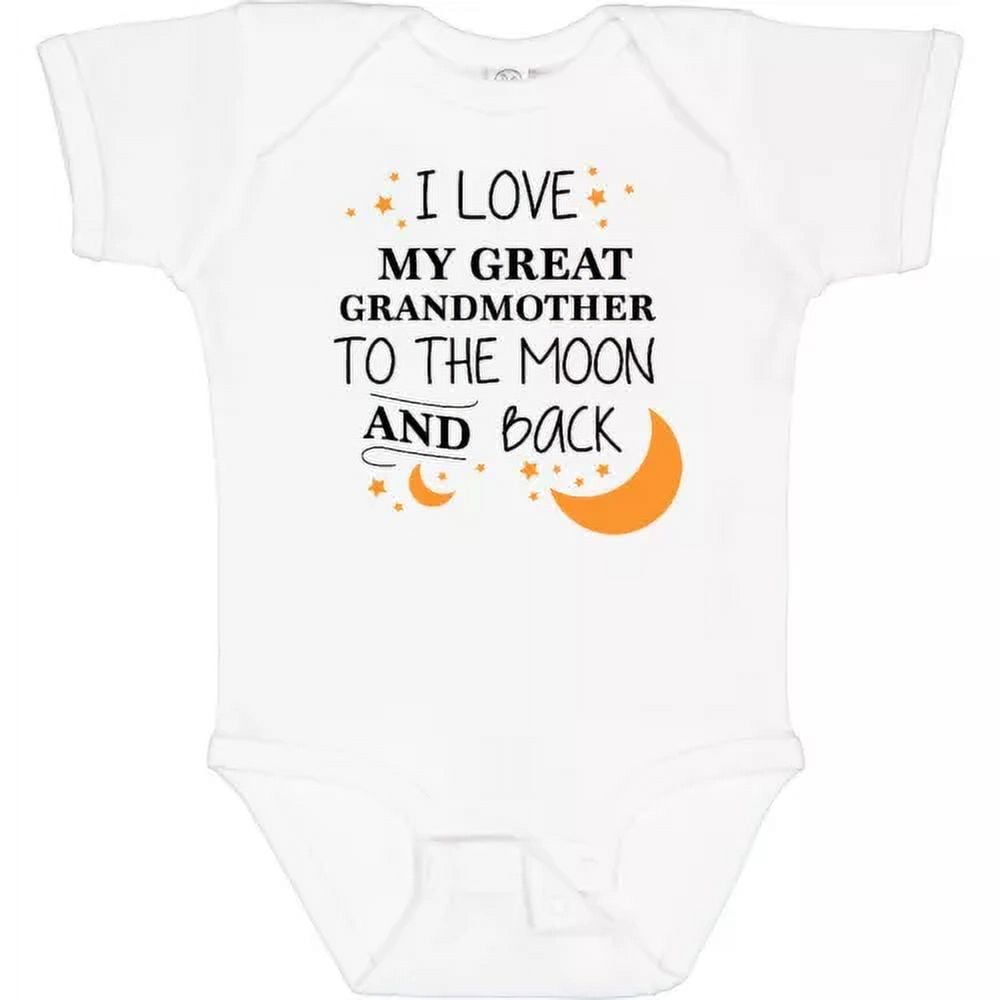 Bella Canvas I Love My Great Grandmother To The Moon And Back Baby Family Bodysuit - Walmart.com