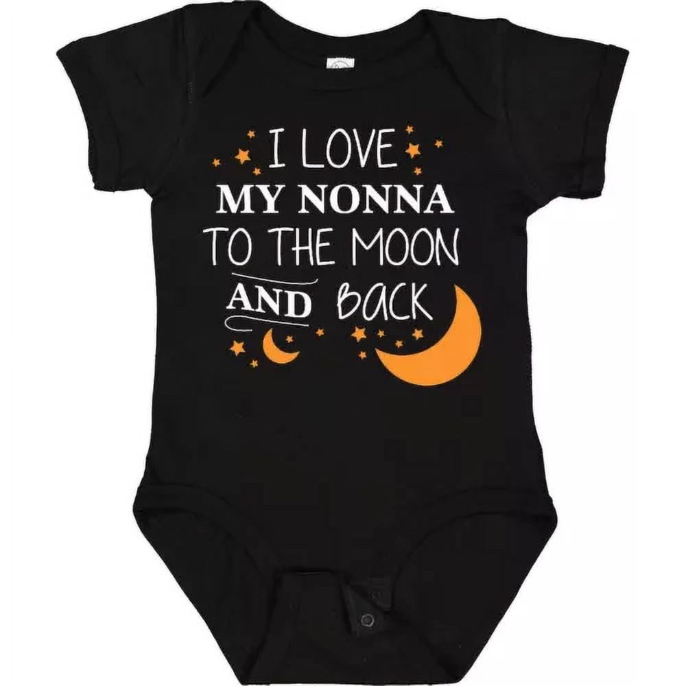 Bella Canvas I Love My Nonna To The Moon And Back Baby Family You Grandma Bodysuit - Walmart.com