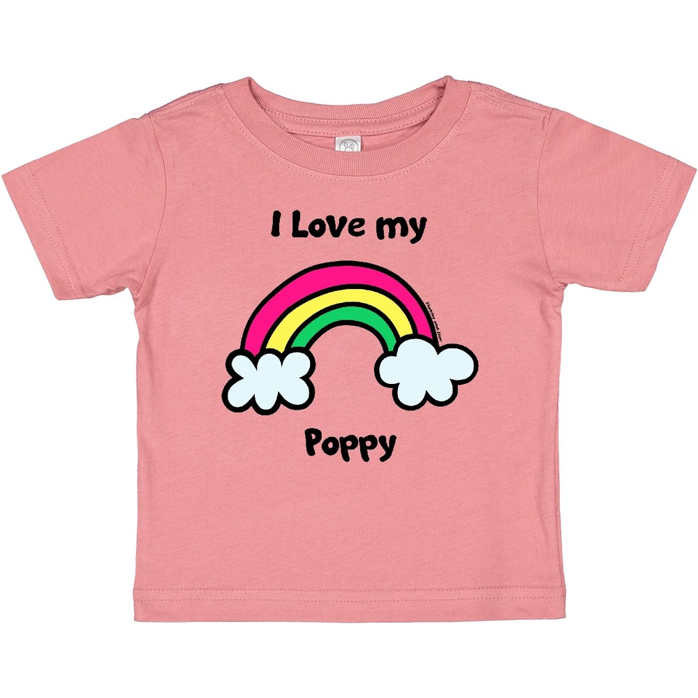 Bella Canvas I Love My Poppy Baby Toddler Shirt Lucky Rainbow Pot Of ...