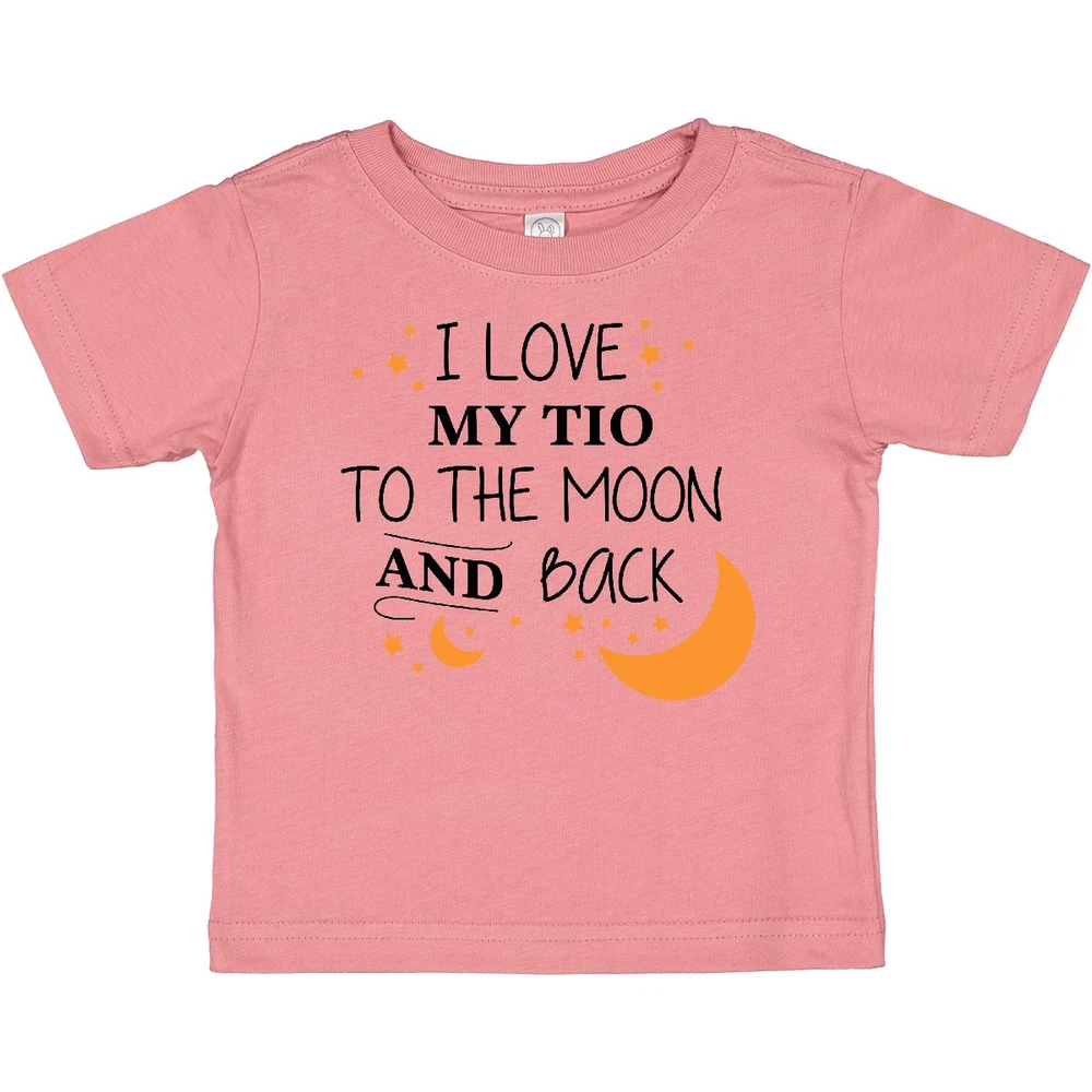 Bella Canvas I Love My Tio To The Moon And Back Baby Toddler Shirt Family You Uncle Stars ...