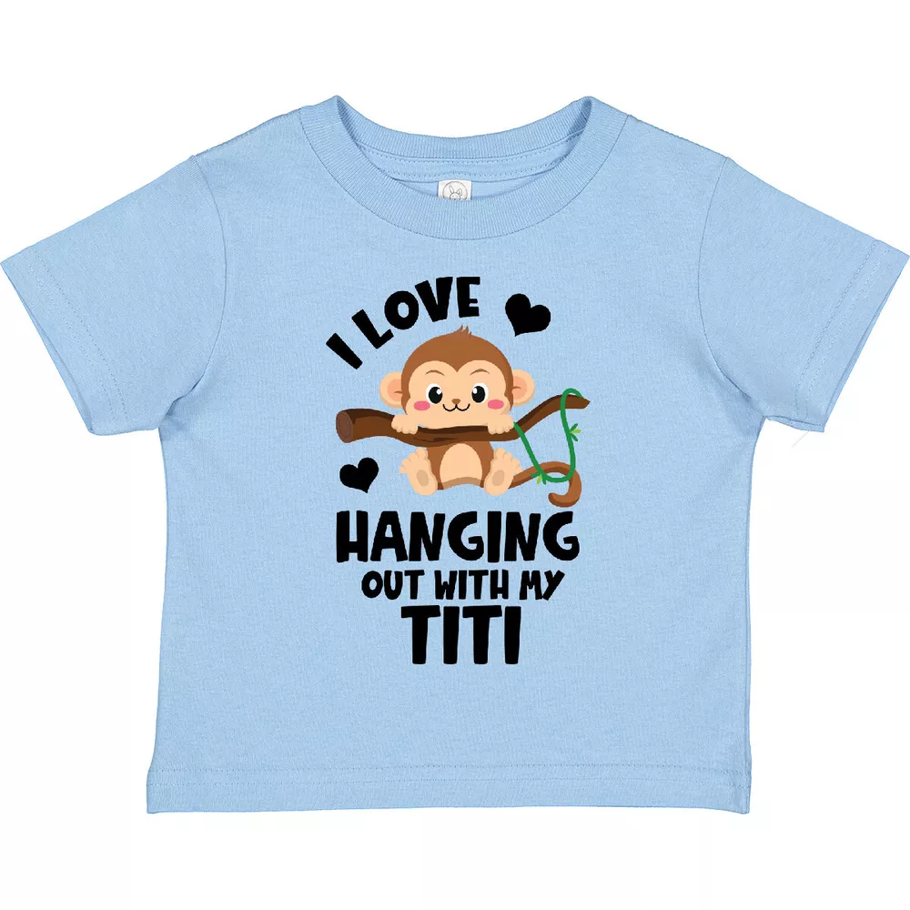 Bella Canvas I Love My Titi Toddler Shirt Family Dragons Auntie Hatchling Egg Kid Toddler Shirt ...