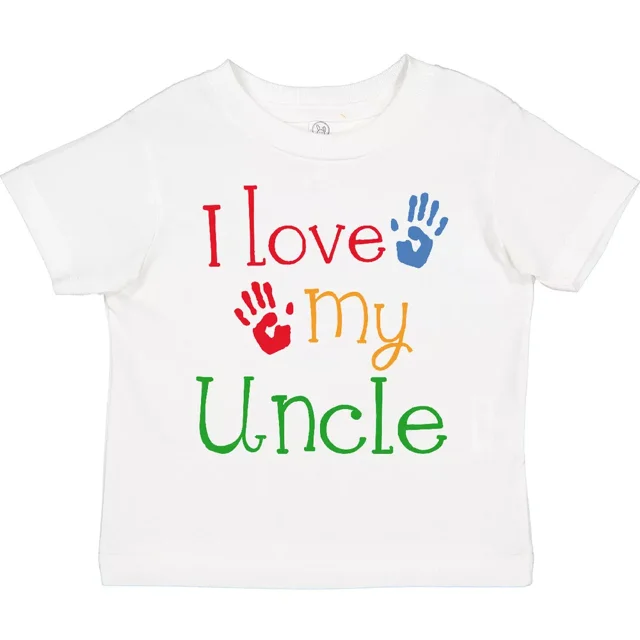 Bella Canvas I Love My Uncle Childs Toddler Shirt Niece Nephew Gift From Kids Kid Toddler Shirt ...
