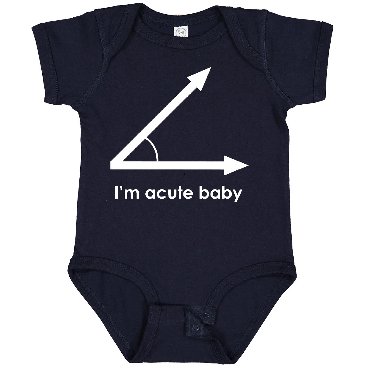 Bella Canvas I'M Acute Baby Baby Bodysuit Angle Math Jokes Funny Cute ...