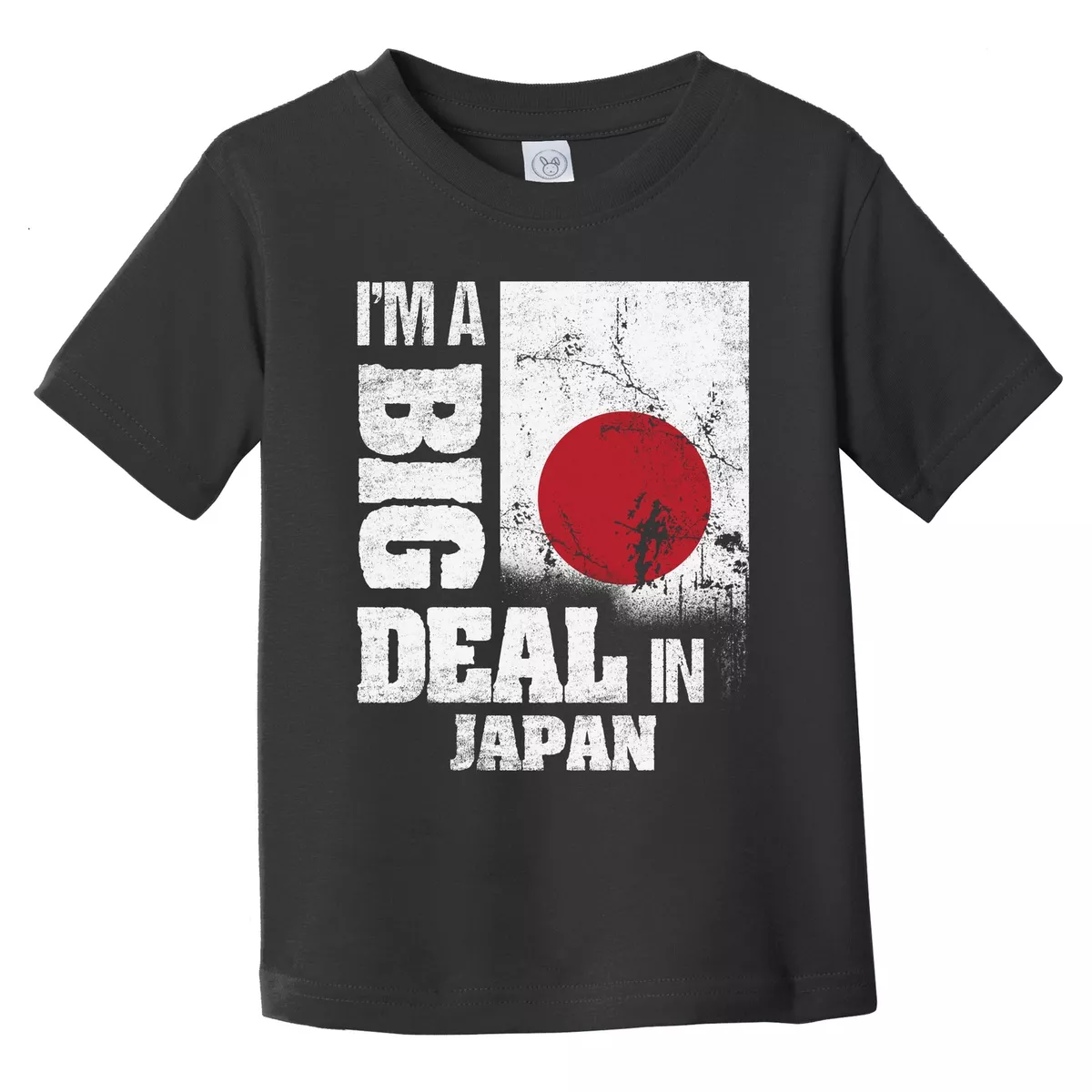 Bella Canvas I'm A Big Deal In Japan Funny Japanese Flag Toddler T ...