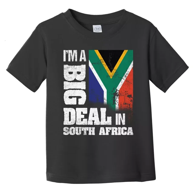 Bella Canvas I'm A Big Deal In South Africa Funny South African Flag ...