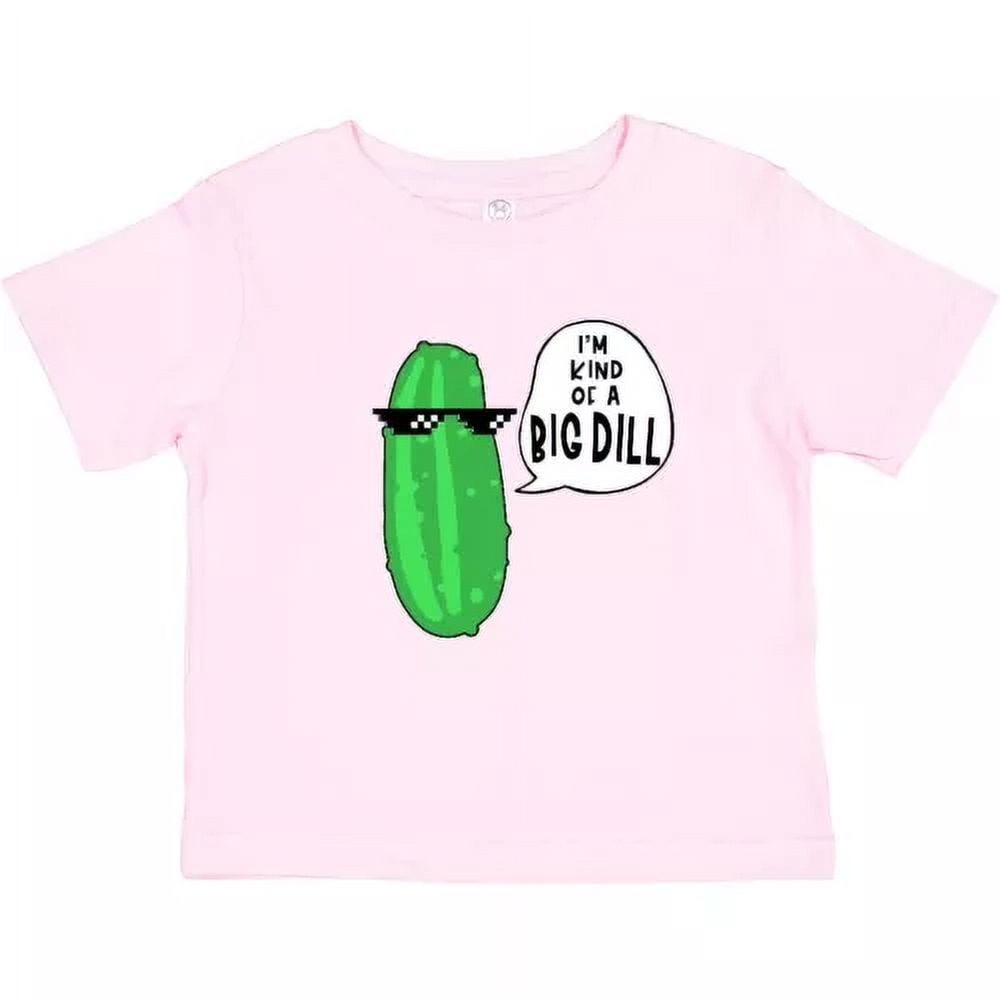 Bella Canvas I'm Kind Of A Big Dill Pickle With Sunglasses Baby Toddler Shirt Food Humor ...