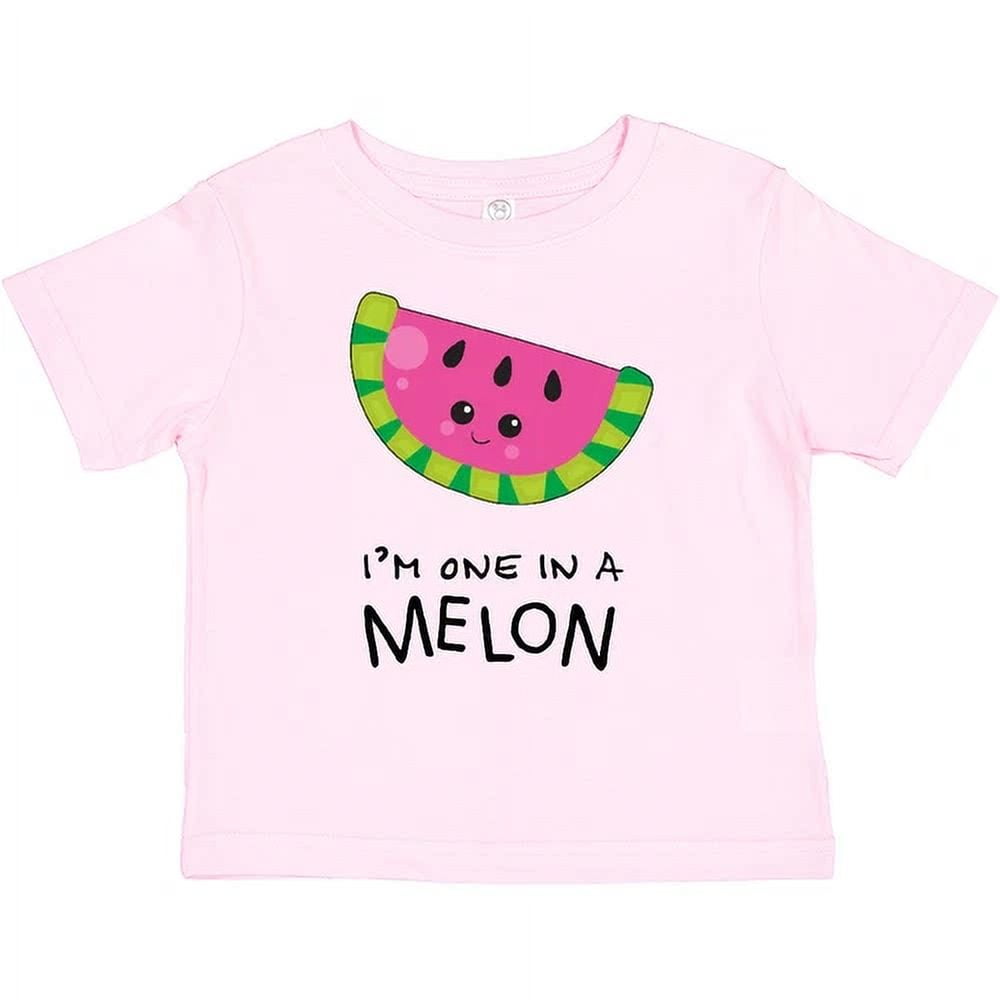 Bella Canvas I'm One In A Melon Cute Smiling Watermelon Baby Toddler ...