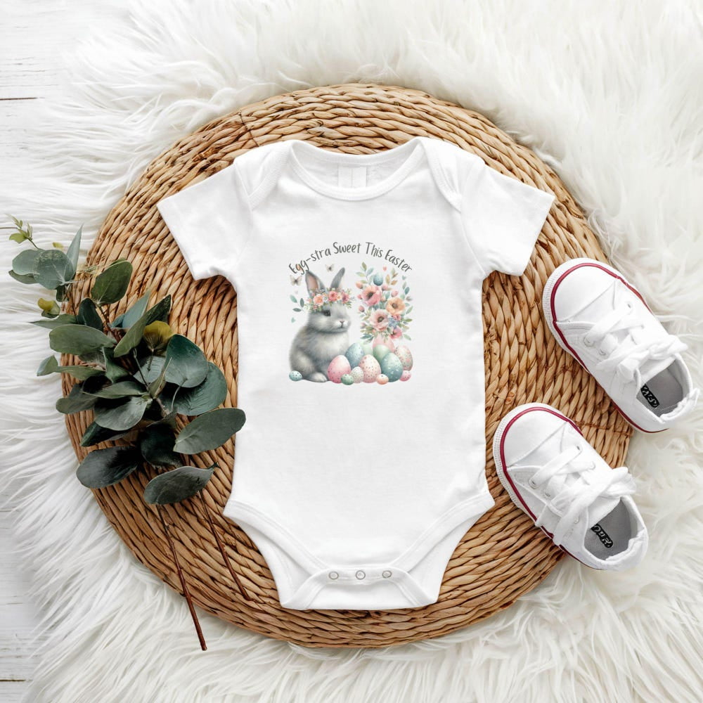 Bella Canvas Infant Easter Bodysuit, Egg-stra Sweet For Easter, Baby ...