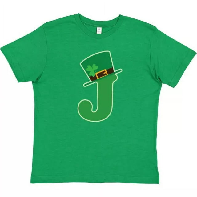Bella Canvas Irish St Patricks Day Letter J Monogram Toddler T-Shirt ...