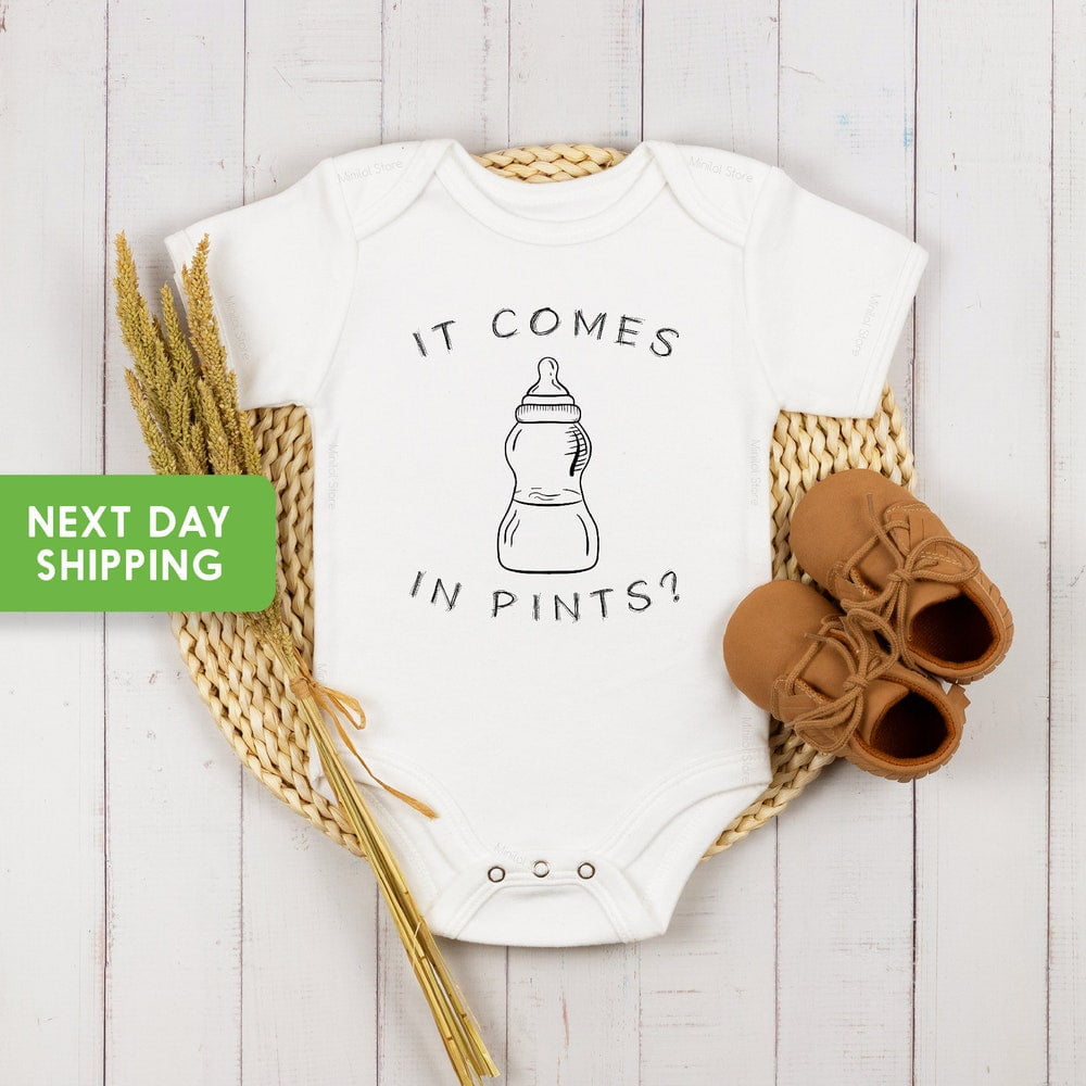 Bella Canvas It Comes In Pints, Funny Baby Clothes, Baby Gift, New Baby ...