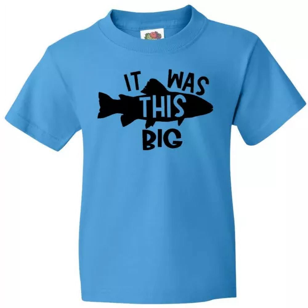 Bella Canvas It Was This Big Fishing Humor Fish Fun Trout Activity ...