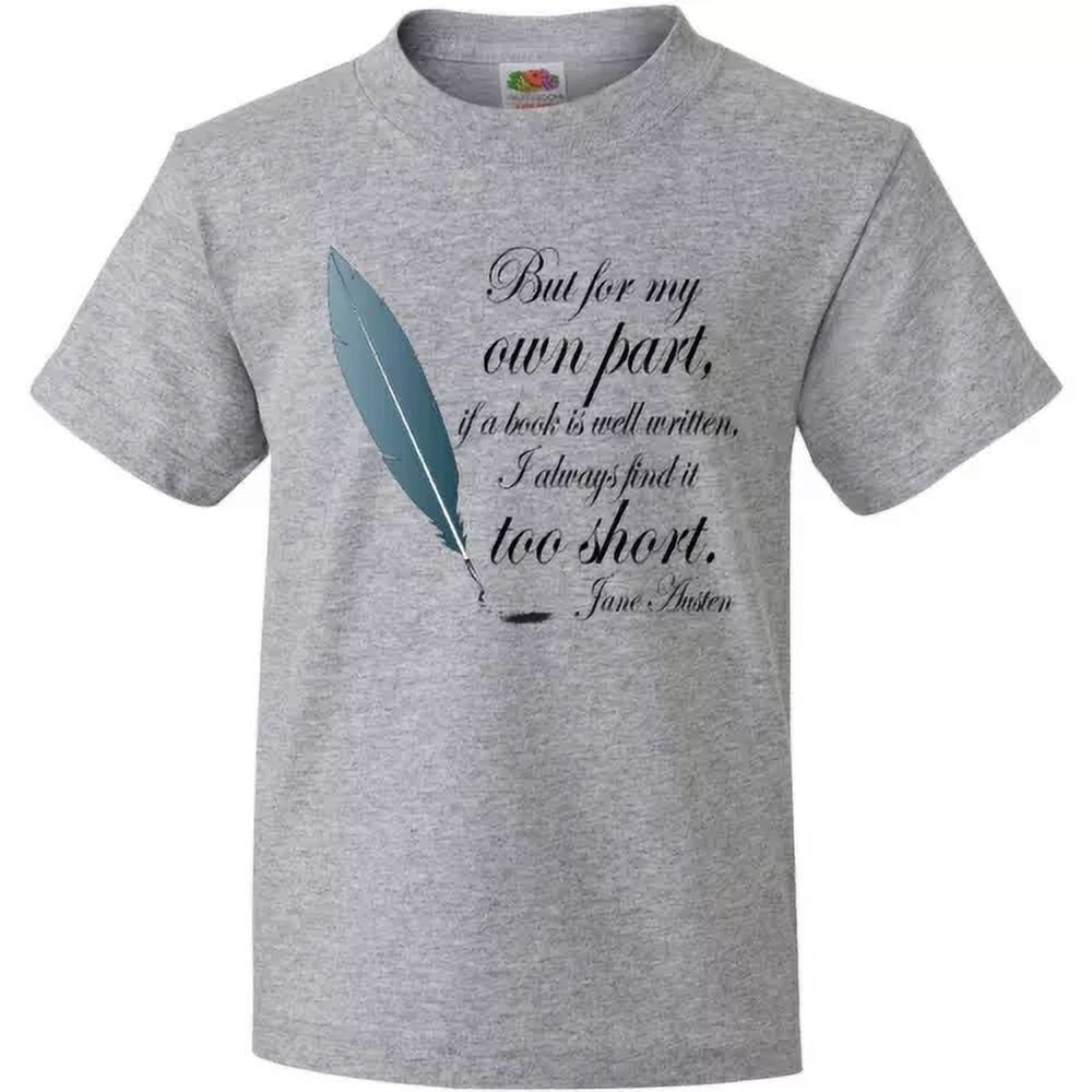 Bella Canvas Jane Austen Book Quote Toddler T-Shirt Reading Novel ...
