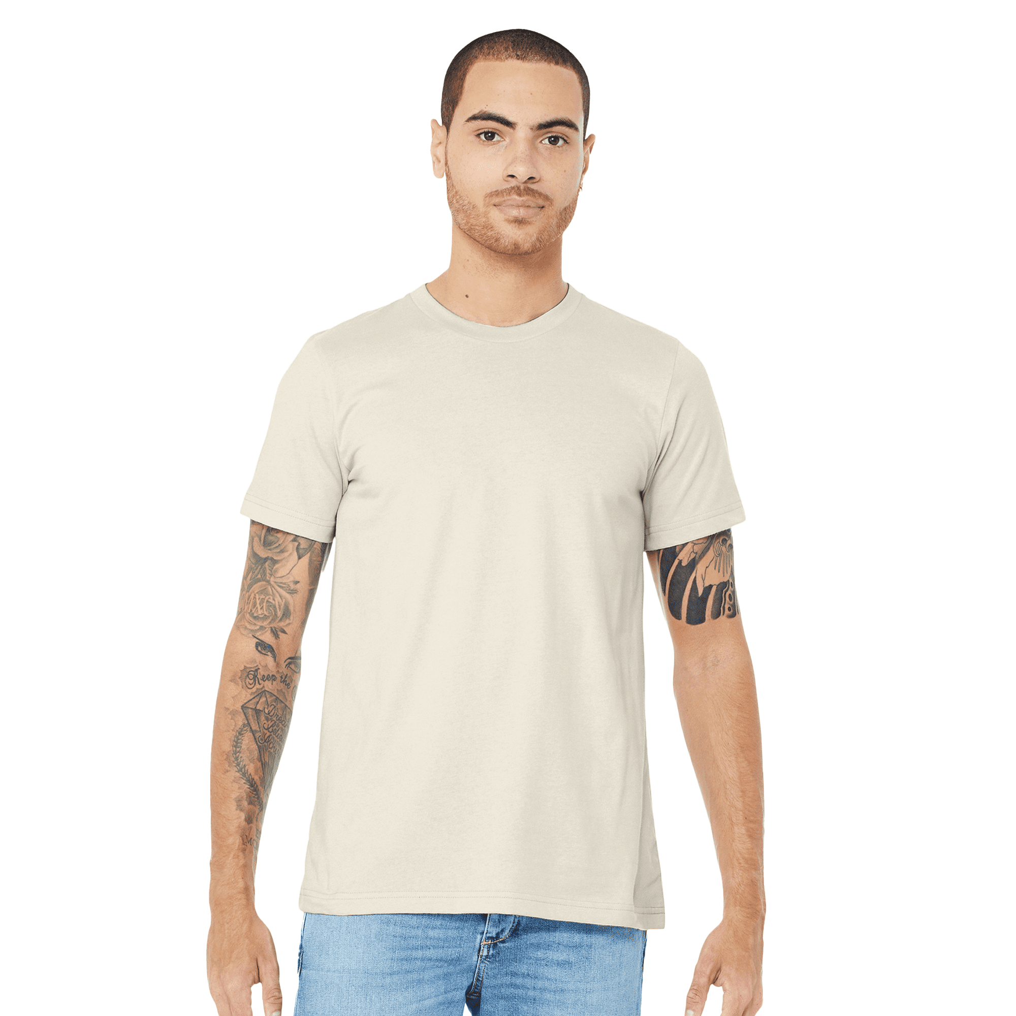 Bella + Canvas Jersey Cotton T-Shirt, Men’s Short Sleeve Shirt for Arts ...