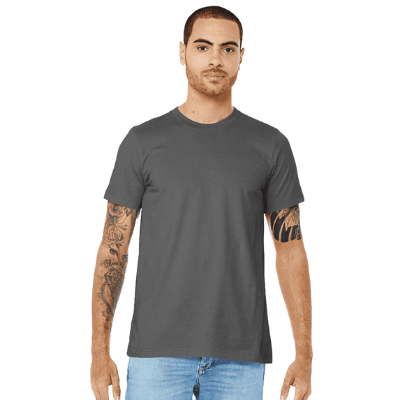 Bella Canvas Jersey T-Shirt Single Pack, Men's Crewneck Short Sleeves ...