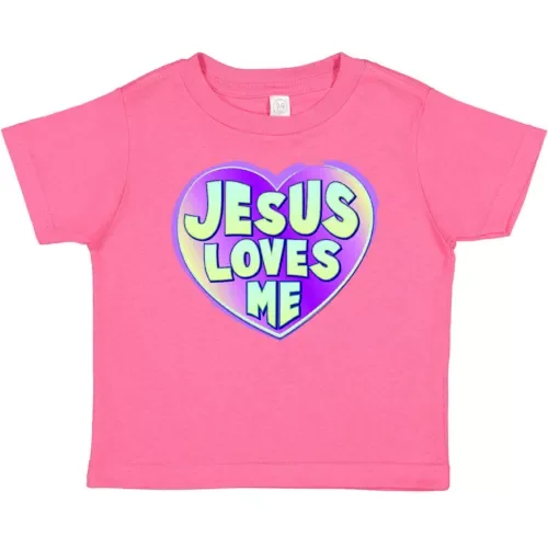Bella Canvas Jesus Loves Me Baby Toddler Shirt Christ Lord Christian Holy Love Infant - Walmart.com