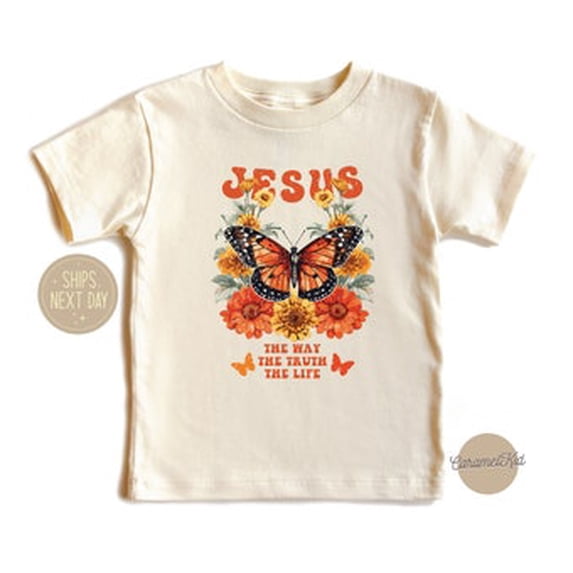 Bella Canvas Jesus The Way The Truth The Life Kids Christian Religious ...