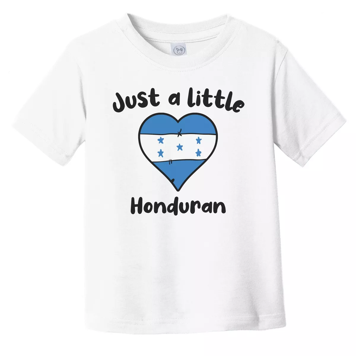 Bella Canvas Just A Little Honduran Cute Honduras Flag Heart Toddler ...