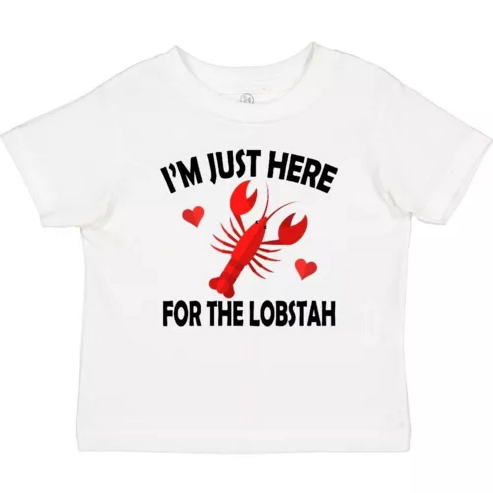 Bella Canvas Just Here For The Lobster Baby Toddler Shirt Seafood Maine ...
