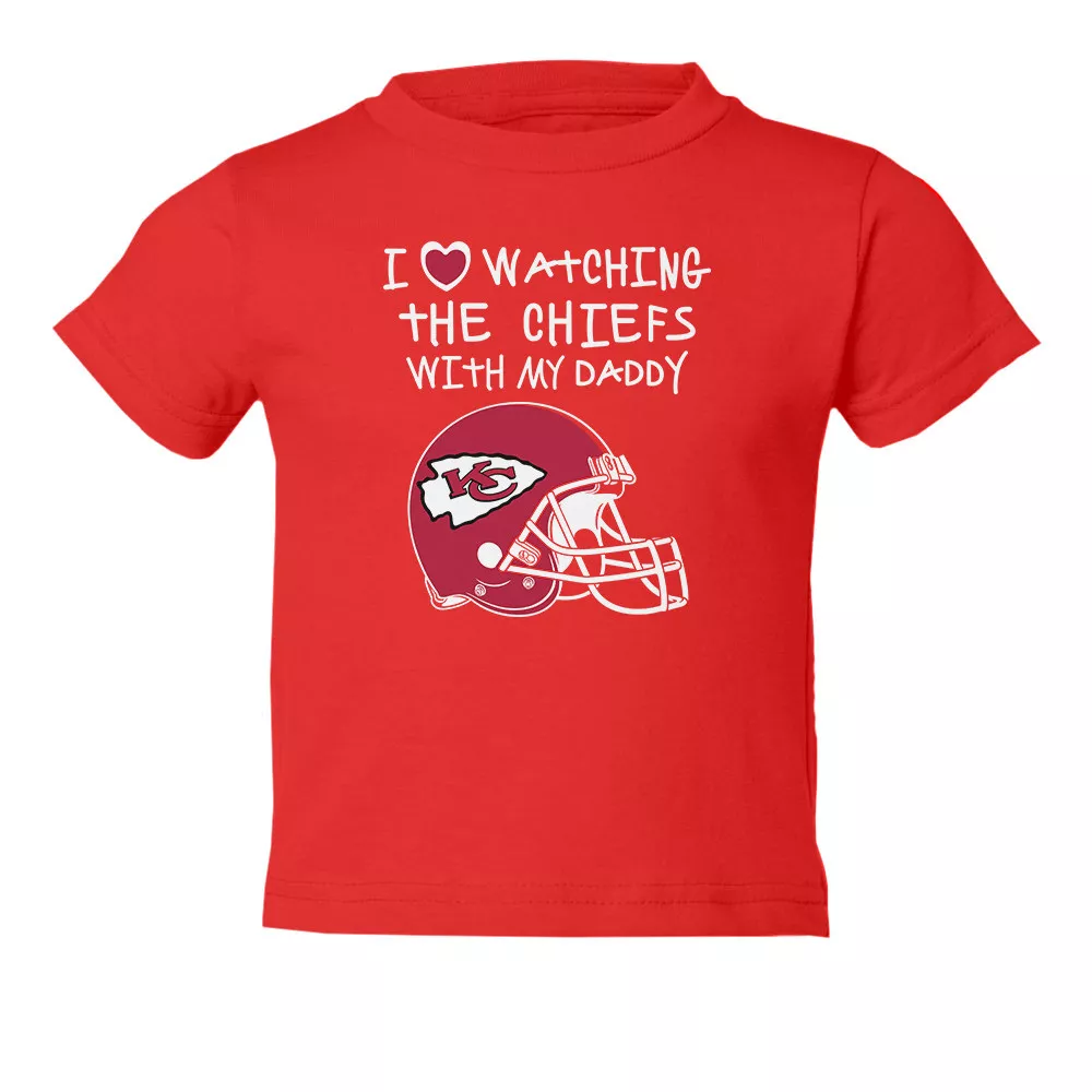 Bella Canvas Kansas City I Love Watching With Daddy Kids Toddler Boys ...