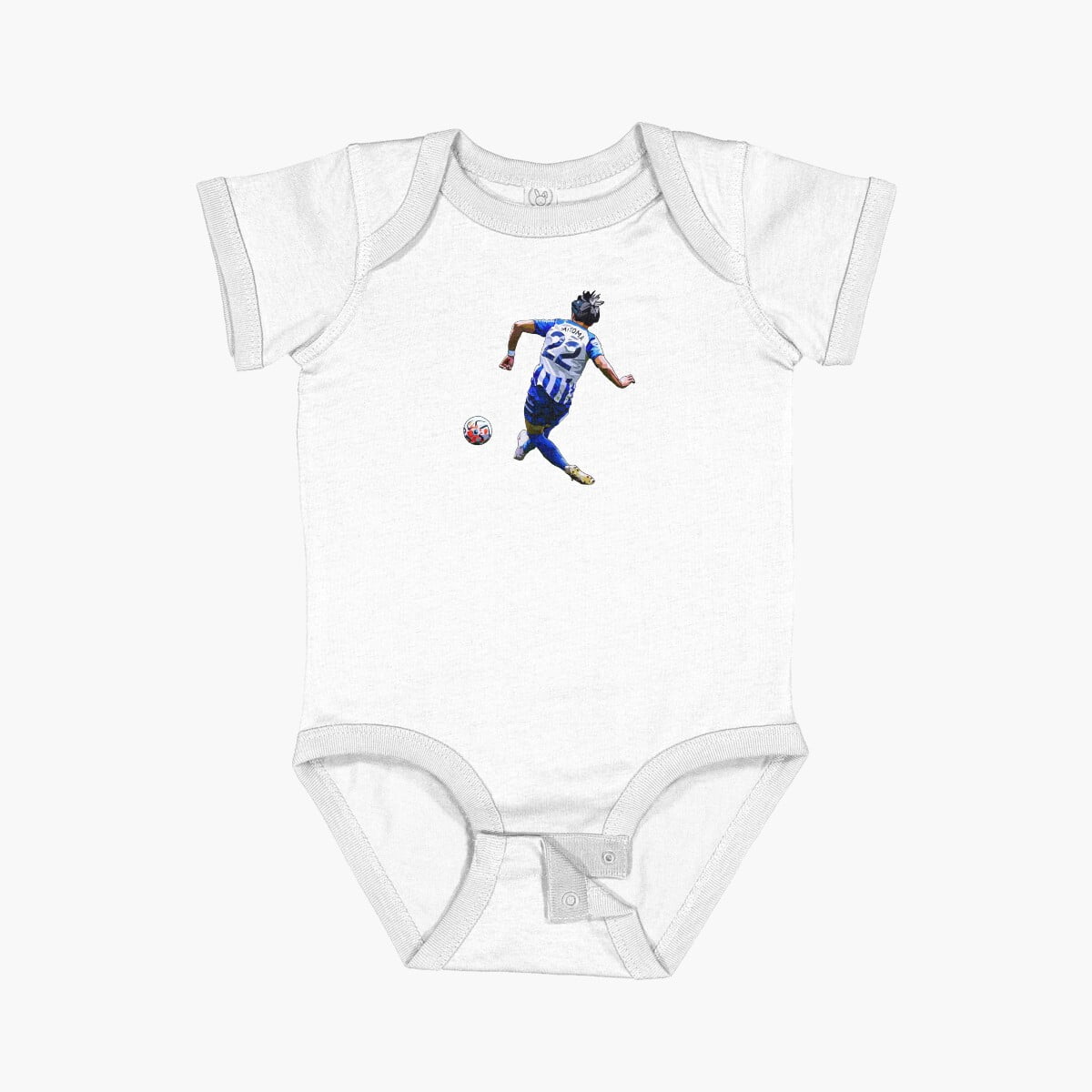 Bella Canvas Kaoru Mitoma Short Sleeve Baby One-Piece Newborn Gender ...