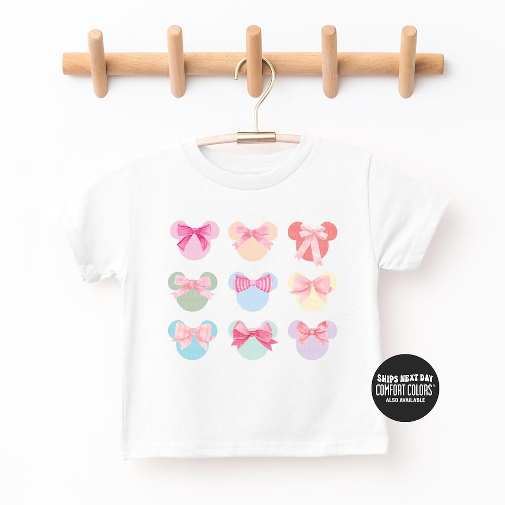 Bella Canvas Kids Disney Shirt Pastel Minnie Mouse Coquette Sweatshirt ...