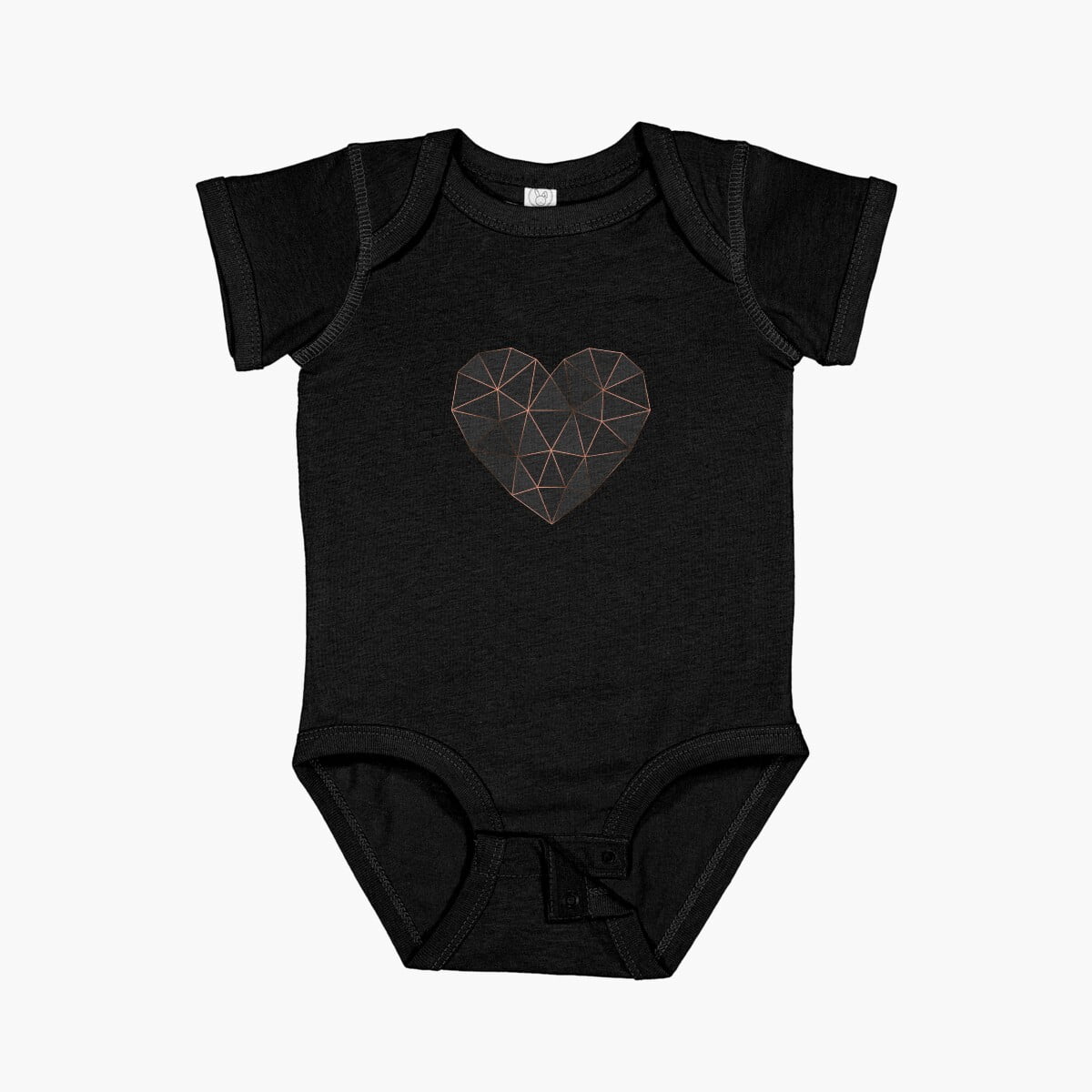 Bella Canvas Kintsugi - Gold Rose Short Sleeve Baby One-Piece Newborn ...