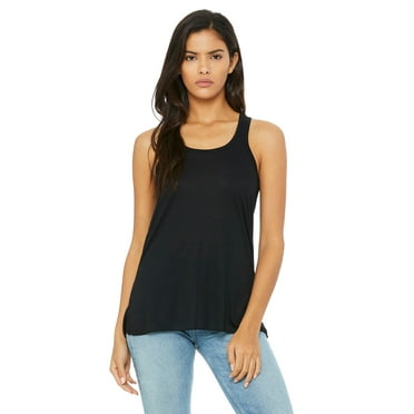 BELLA + CANVAS Women's Flowy Racerback Tank - Walmart.com