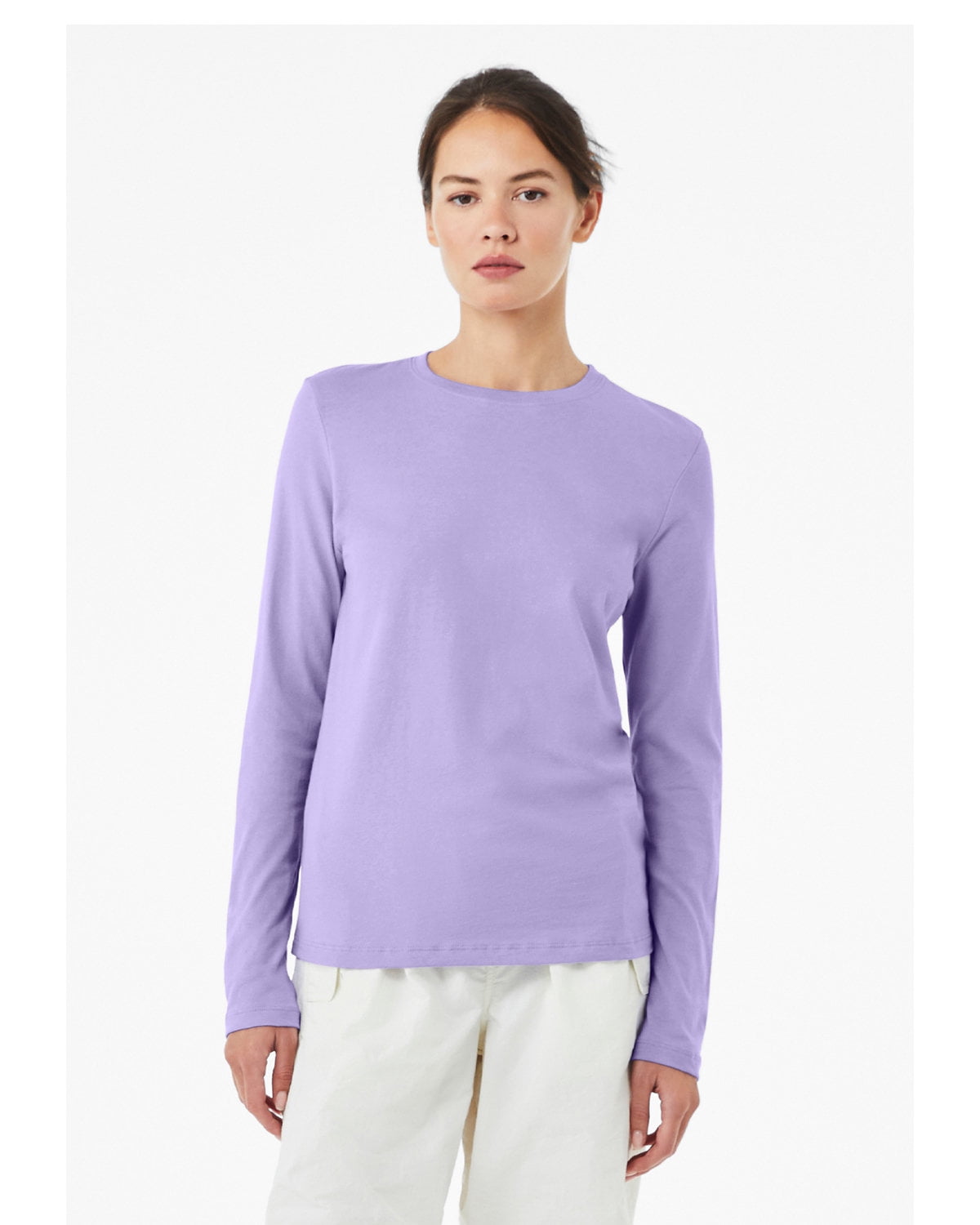 Bella + Canvas - Ladies' Jersey Long-Sleeve T-Shirt - B6500 - DARK ...