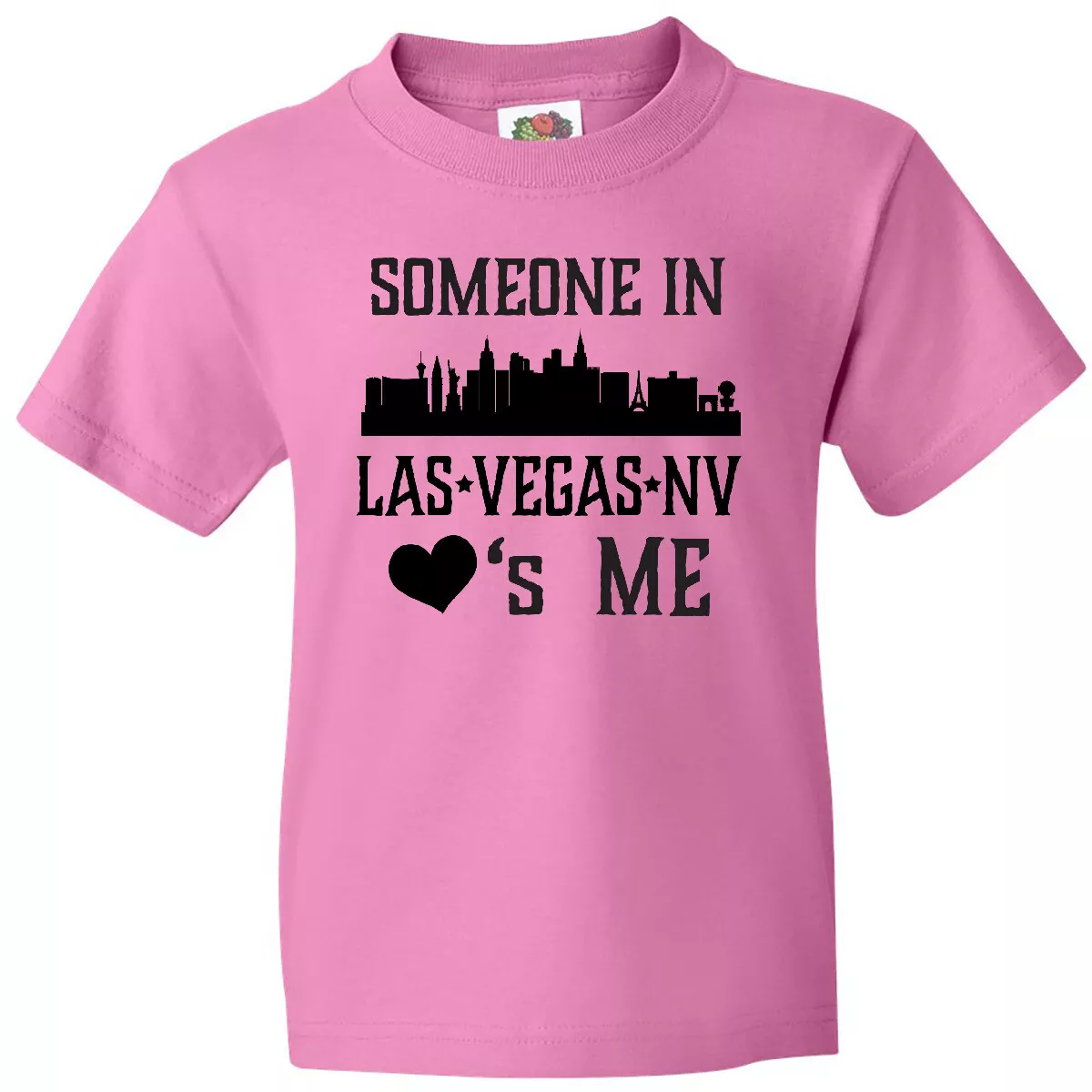 Bella Canvas Las Vegas Nevada Someone Loves Me Skyline Toddler T-Shirt ...