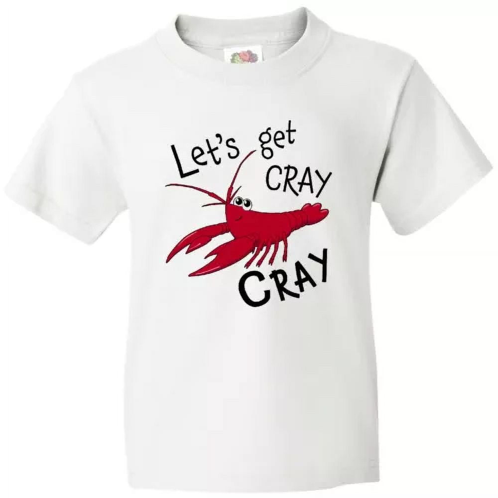 Bella Canvas Let's Get Cray Cray Cute Red Crayfish Beaches Crawfish ...