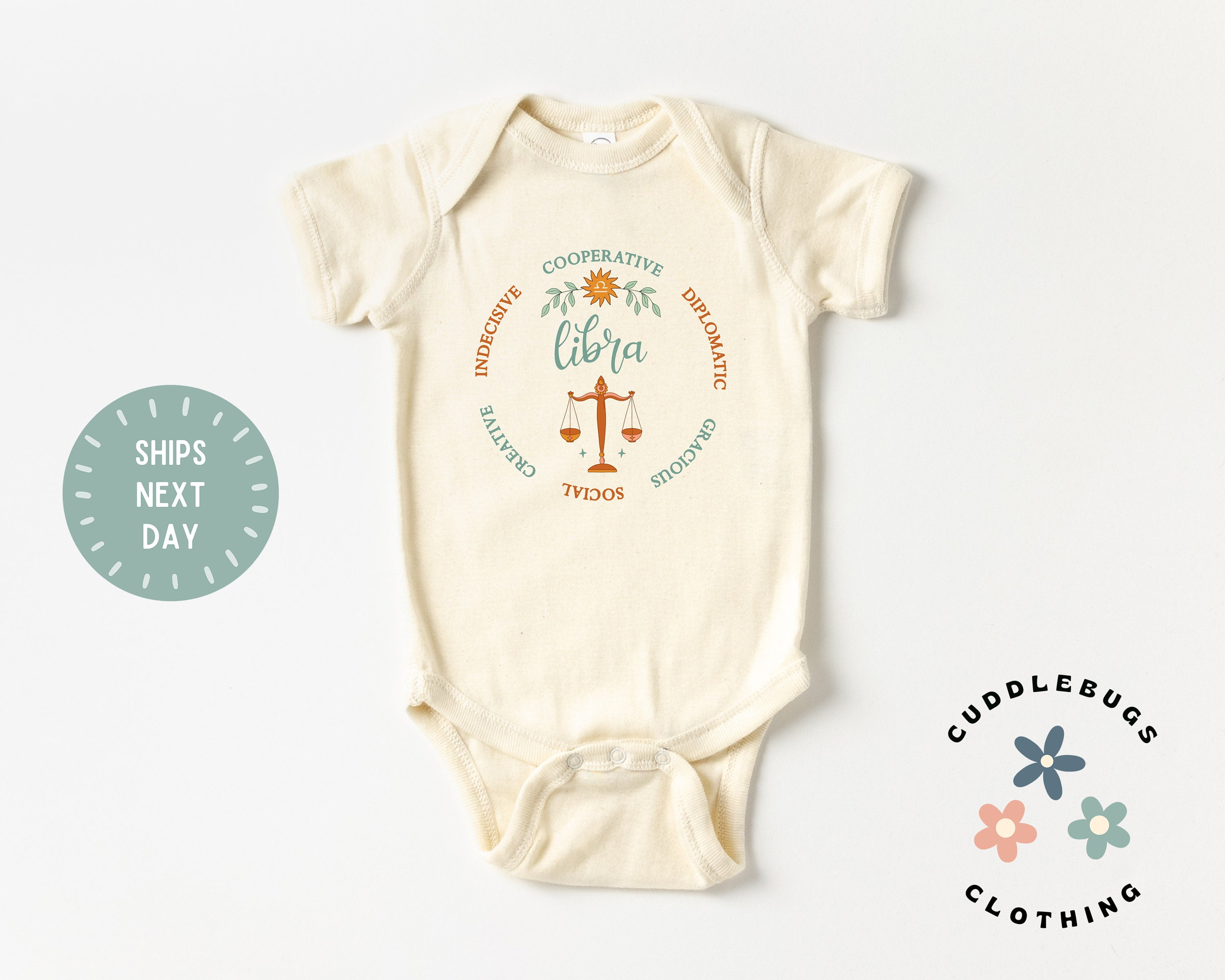 Bella Canvas with Libra, Astrology Zodiac, Horoscope Baby Gift, Libra ...