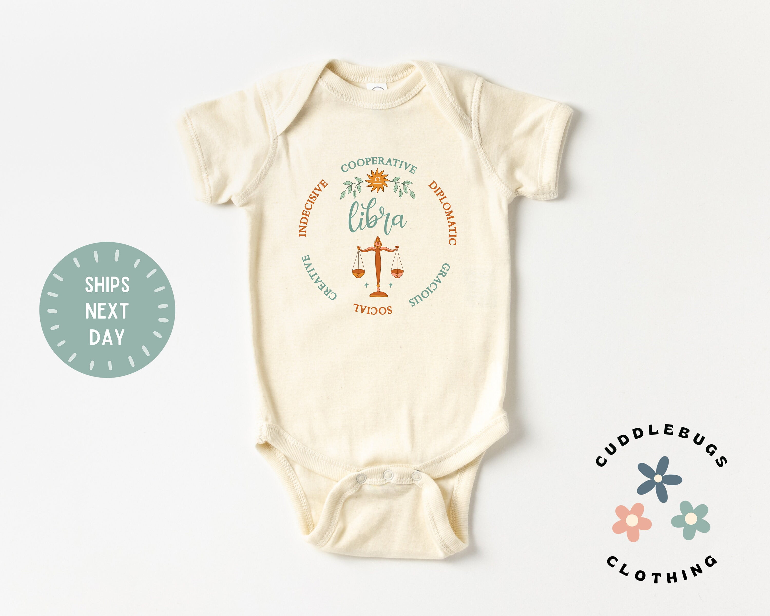 Bella Canvas with Libra, Astrology Zodiac, Horoscope Baby Gift, Libra ...