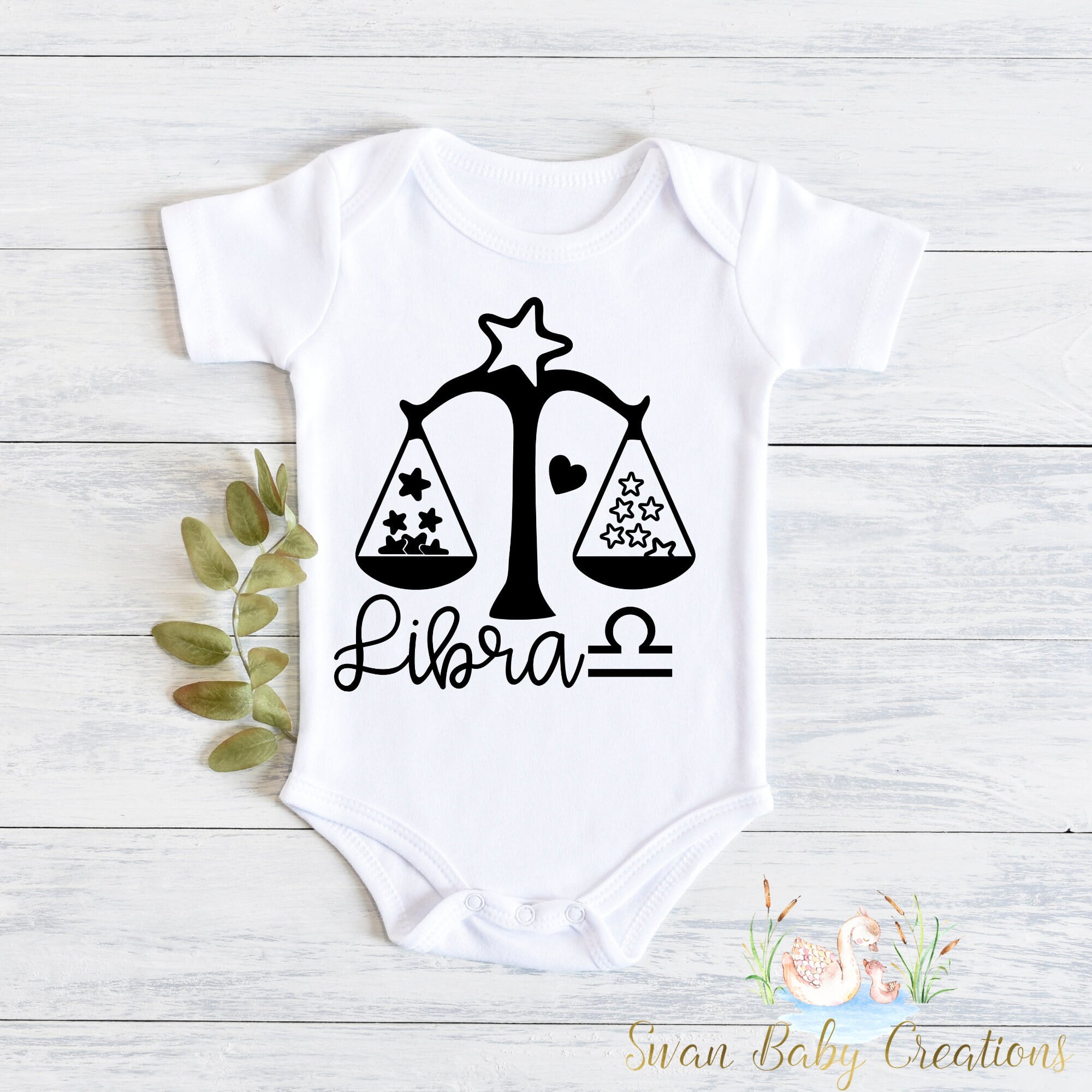 Bella Canvas with Libra , Zodiac Sign, Astrology Themed Newborn Outfit ...
