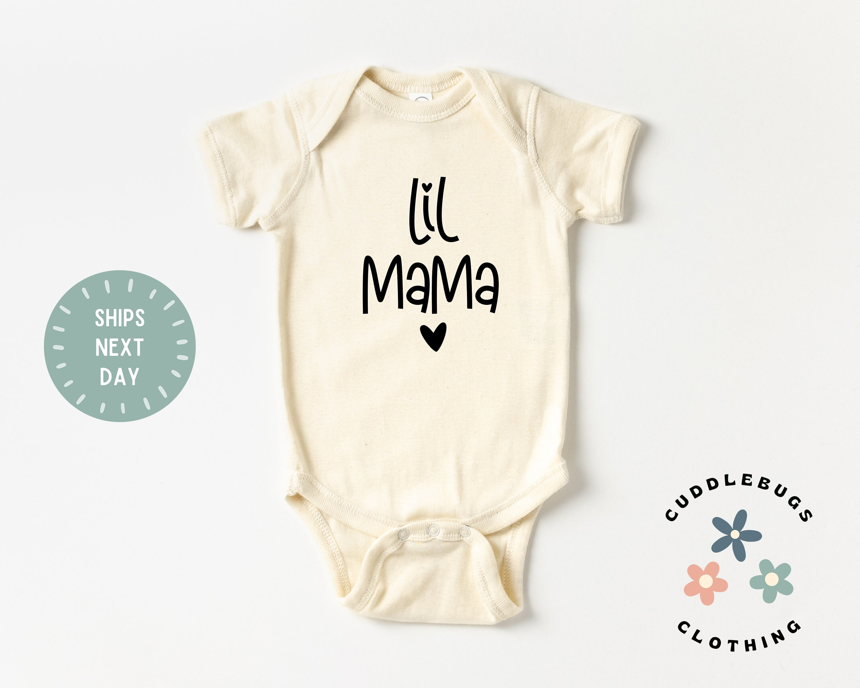 Bella Canvas with Lil Mama, Mamas Girl, Little Mama Girl Romper, Baby ...