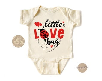 Bella Canvas Little Love Bug Baby Onesie, Valentines Kids Tee, Cute ...